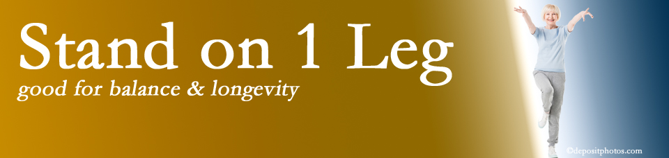 Balance on One Leg for 10 seconds a day To Boost Longevity | Johnson ...